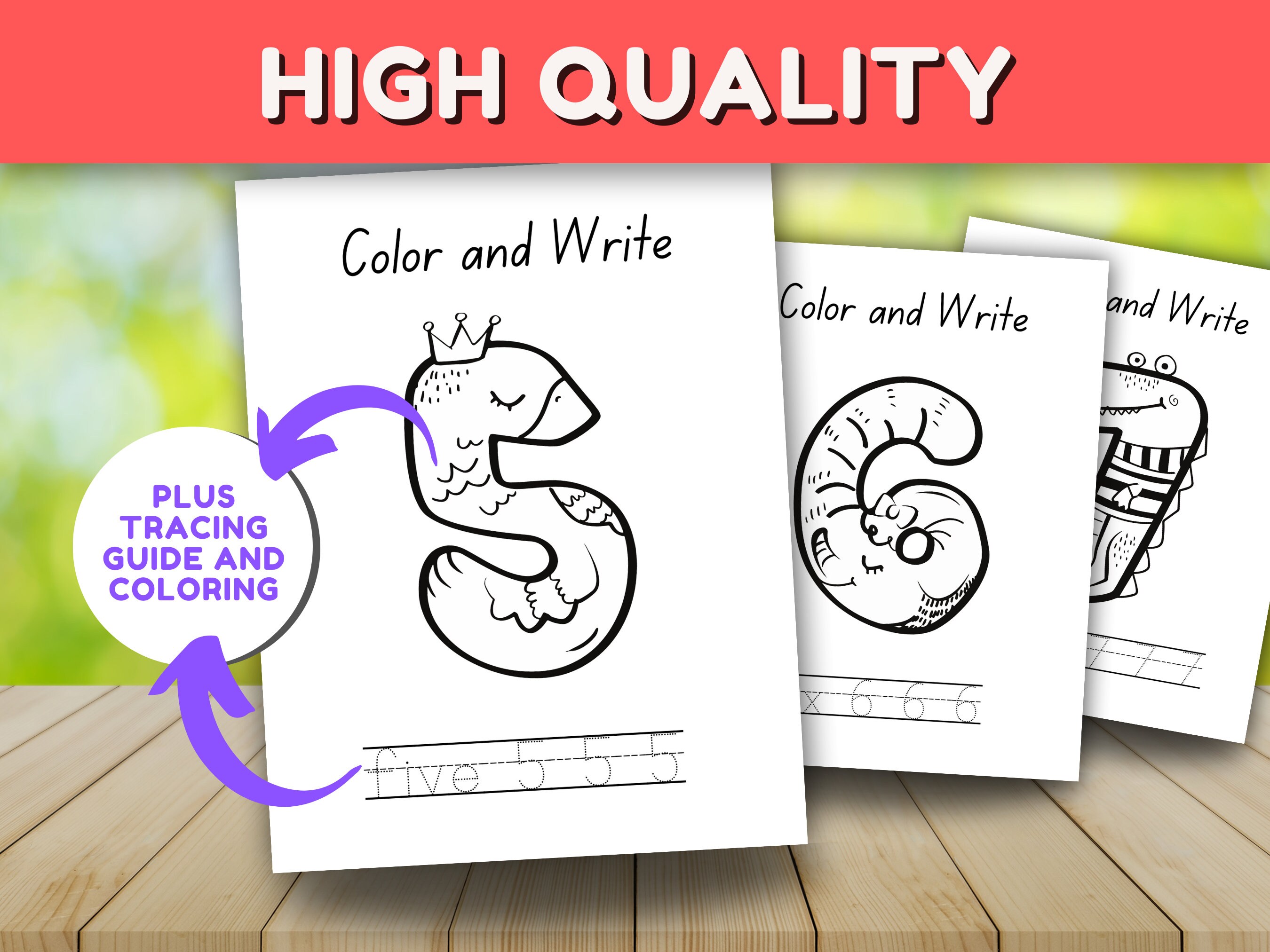 Printable Numbers Coloring Pages, Monster Themed Coloring Pages for ...