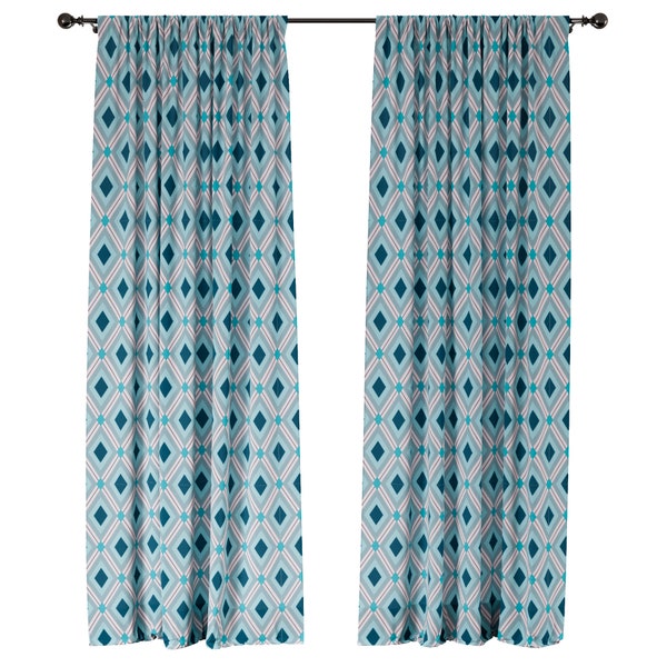 Geometric Curtains - Etsy