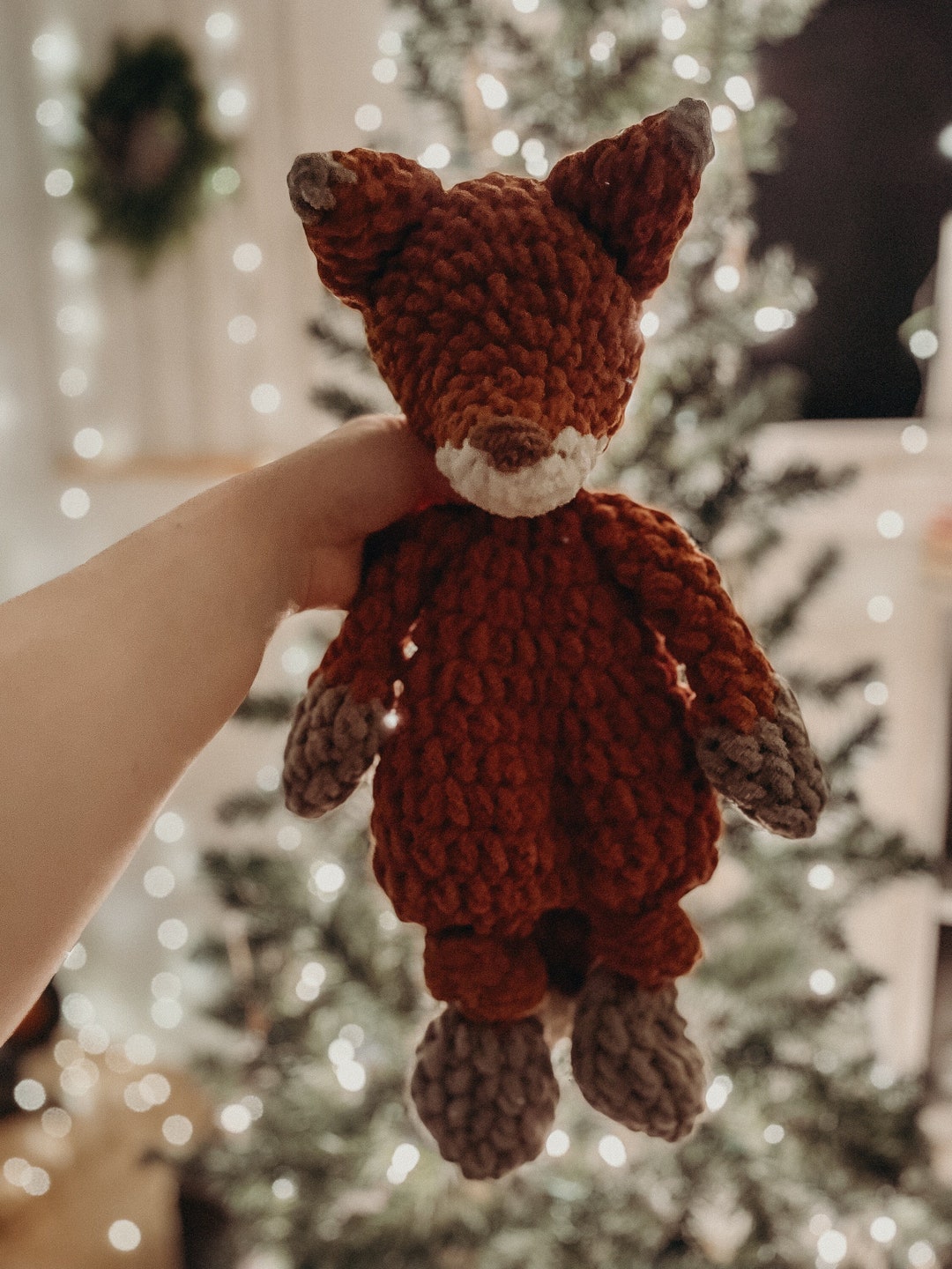 Fox Snuggler Fox Lovey Forest Fox Made to Order Fox - Etsy Australia