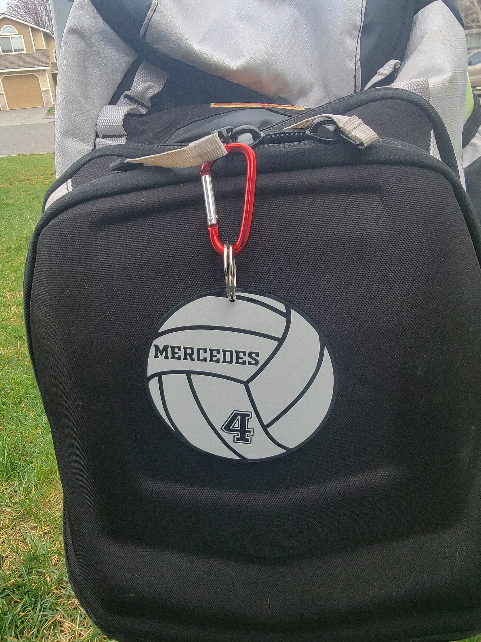Volleyball Bag Tag - Engraved/personalized - Etsy