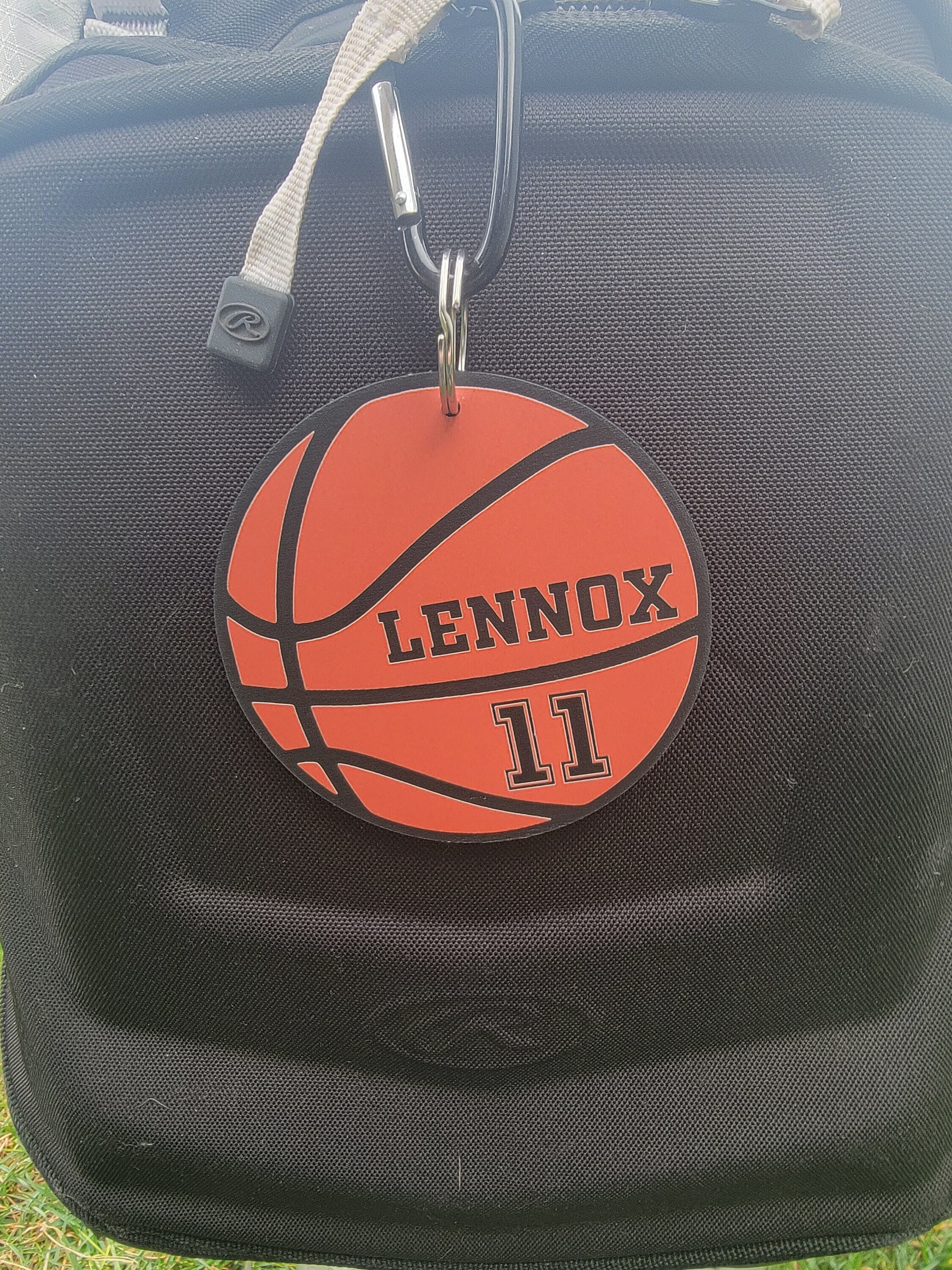 Basketball Bag Tag - Engraved/personalized - Etsy