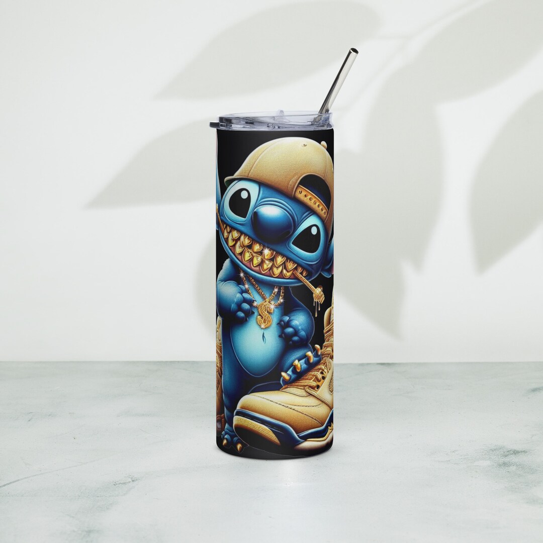 Bling Stitch Drink Tumbler, Stitch Character Drink Tumbler, Drink ...