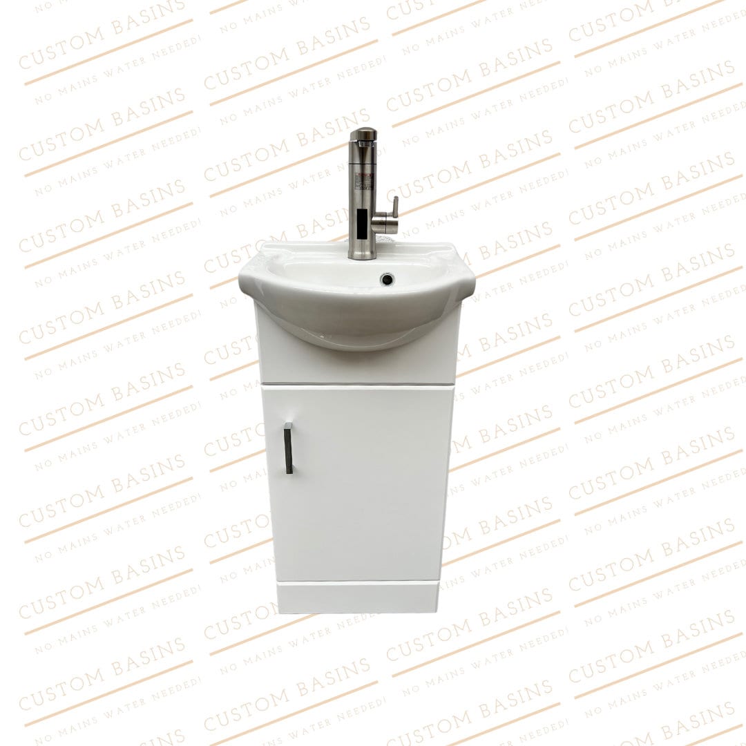 No Plumbing Portable Sink Basics 410mm Vanity Unit Ready To Plug In And Use Etsy