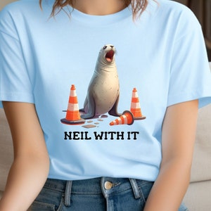 Neil the Seal Shirt Neil With It the Aussie Seal T-shirt - Etsy