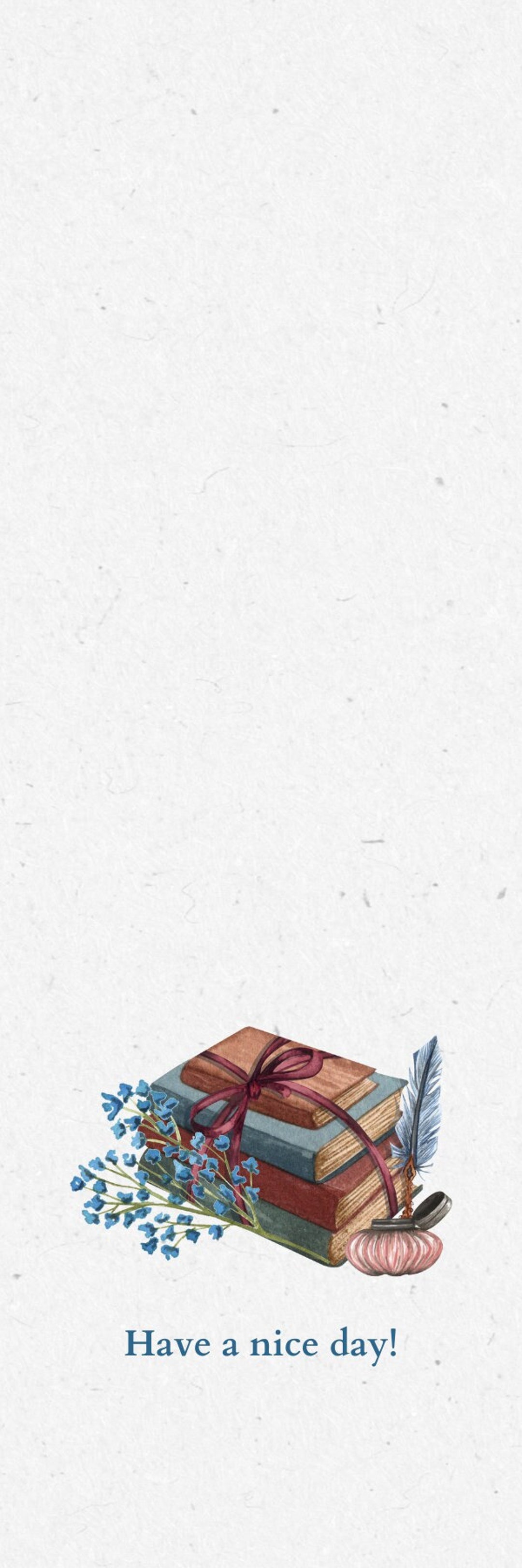 Cute ‘have A Nice Day’ Bookmark - Etsy UK