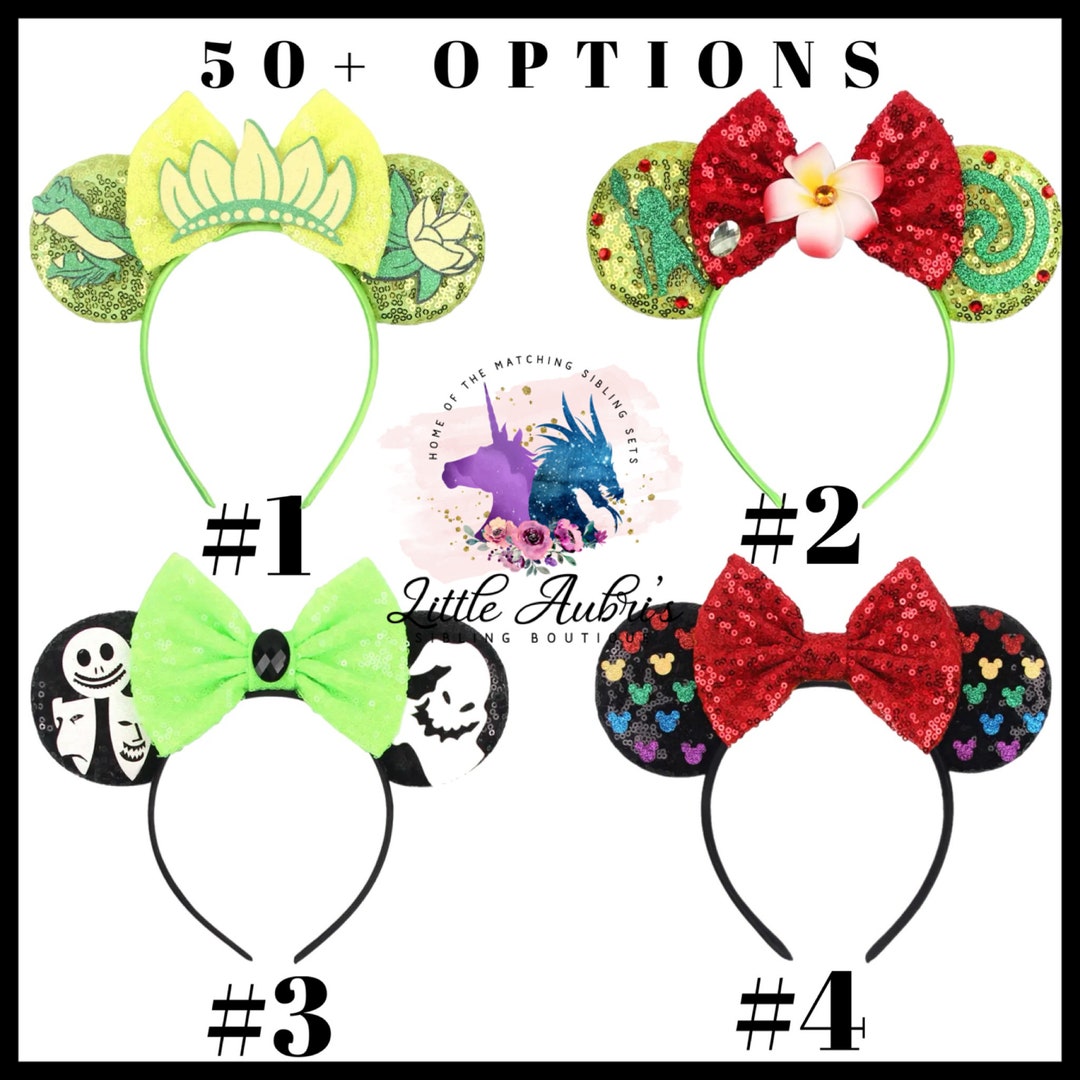 Mouse Ear Bow Headband. 50 Options. Minnie Mouse. Stand up Bows. Stand ...