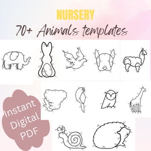 70+ Knitted Wire Art Templates With Guiding Arrows, Printable Wire Art ...