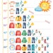 Editable Weather Temperature Dressing Chart Guide for Kids - Etsy
