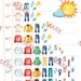 Weather Temperature Dressing Chart Guide for Kids Celsius & Fahrenheit ...