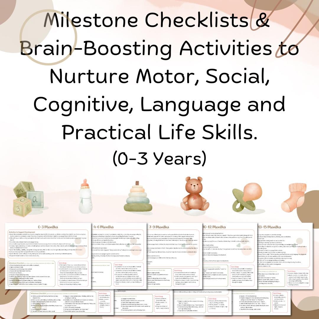Baby Milestone Checklist & Brain-boosting Activities for Early ...