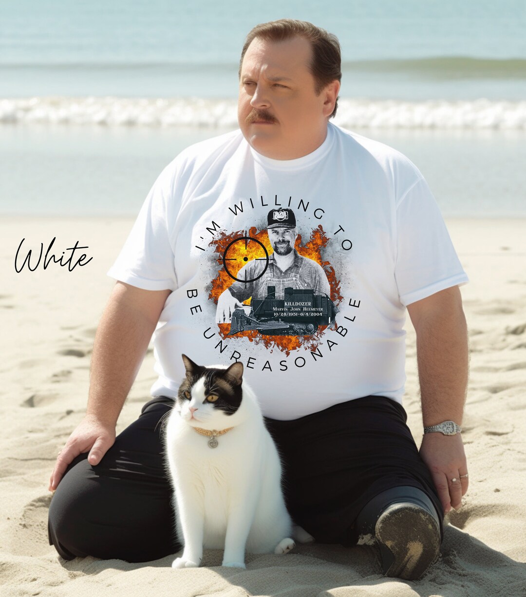 Willing to Be Unreasonable Killdozer Bulldozer Bella and Canvas T-shirt ...