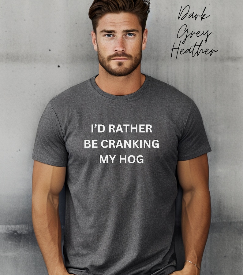 Cranking My Hog Bella and Canvas T-shirt, FREE Express Delivery, Hawg ...