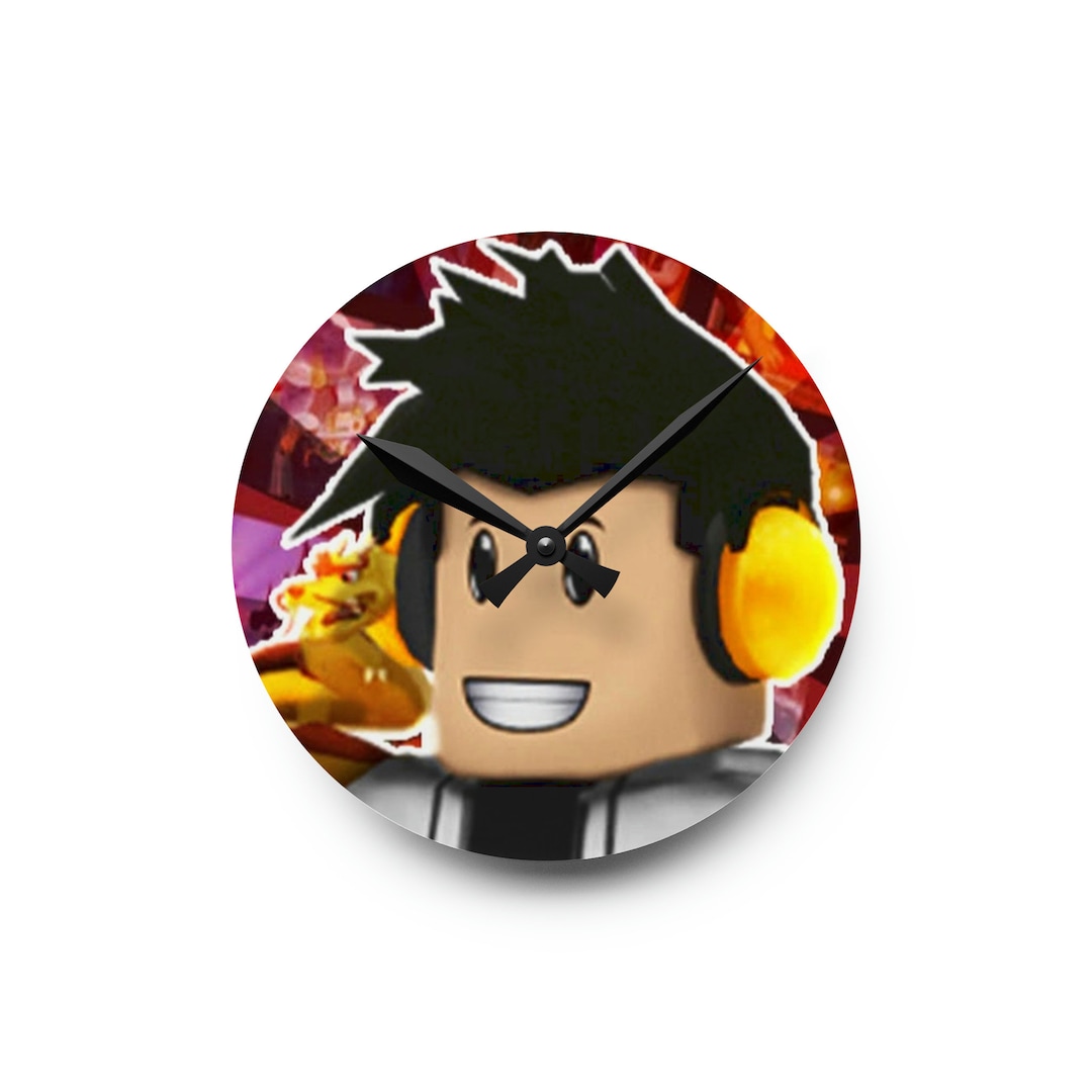 Roblox Wall Clock, Roblox Wall Decoration - Etsy