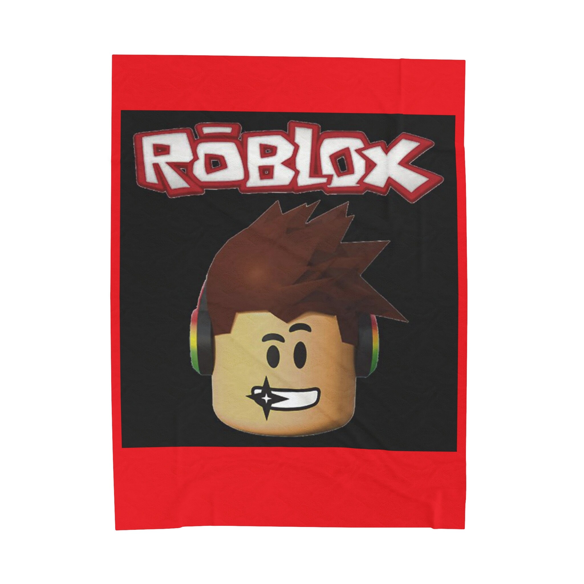 Velveteen Plush Blanket, Blanket ROBLOX Funny for Boy, Roblox Red Game ...