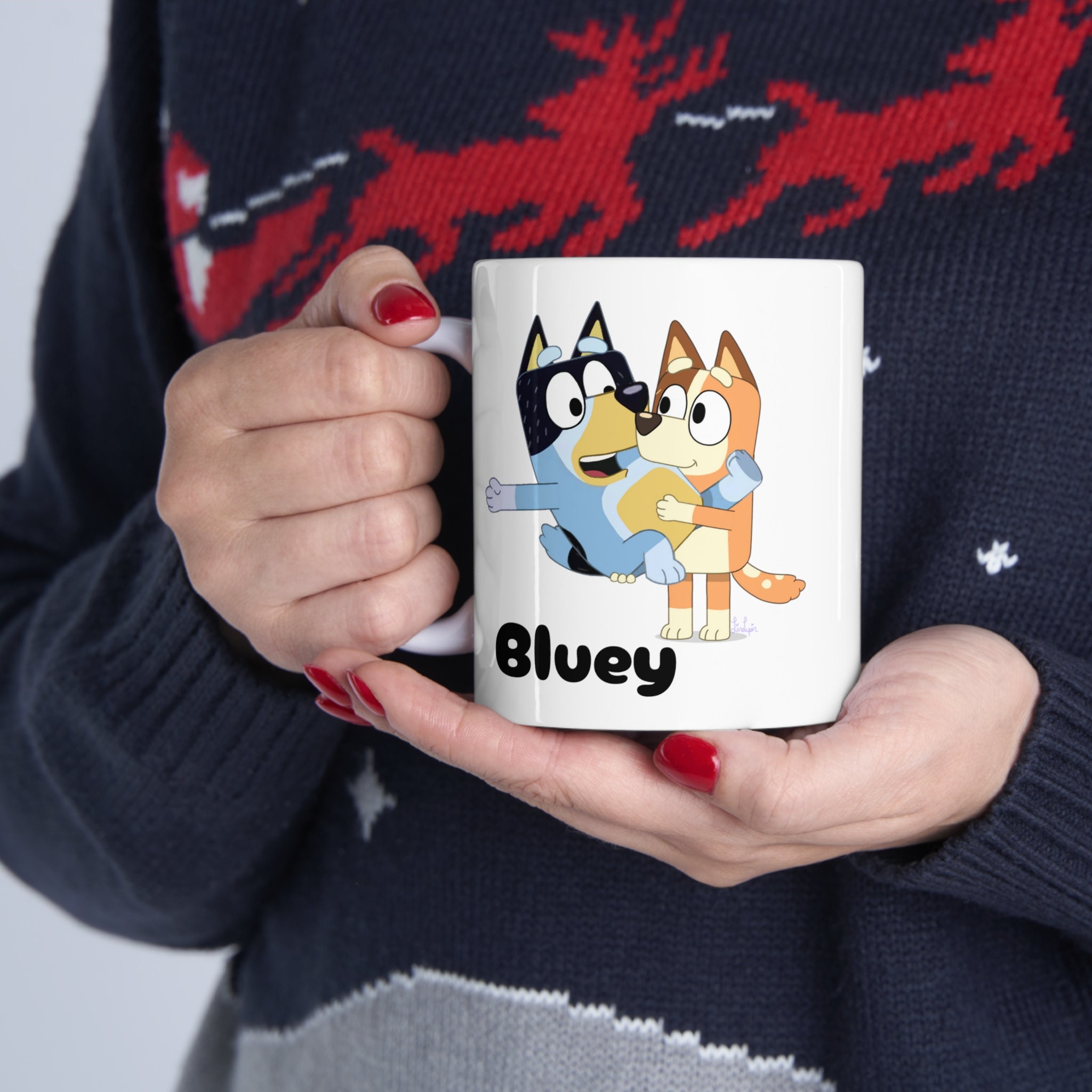 Bluey Png, Ceramic Cup - Etsy