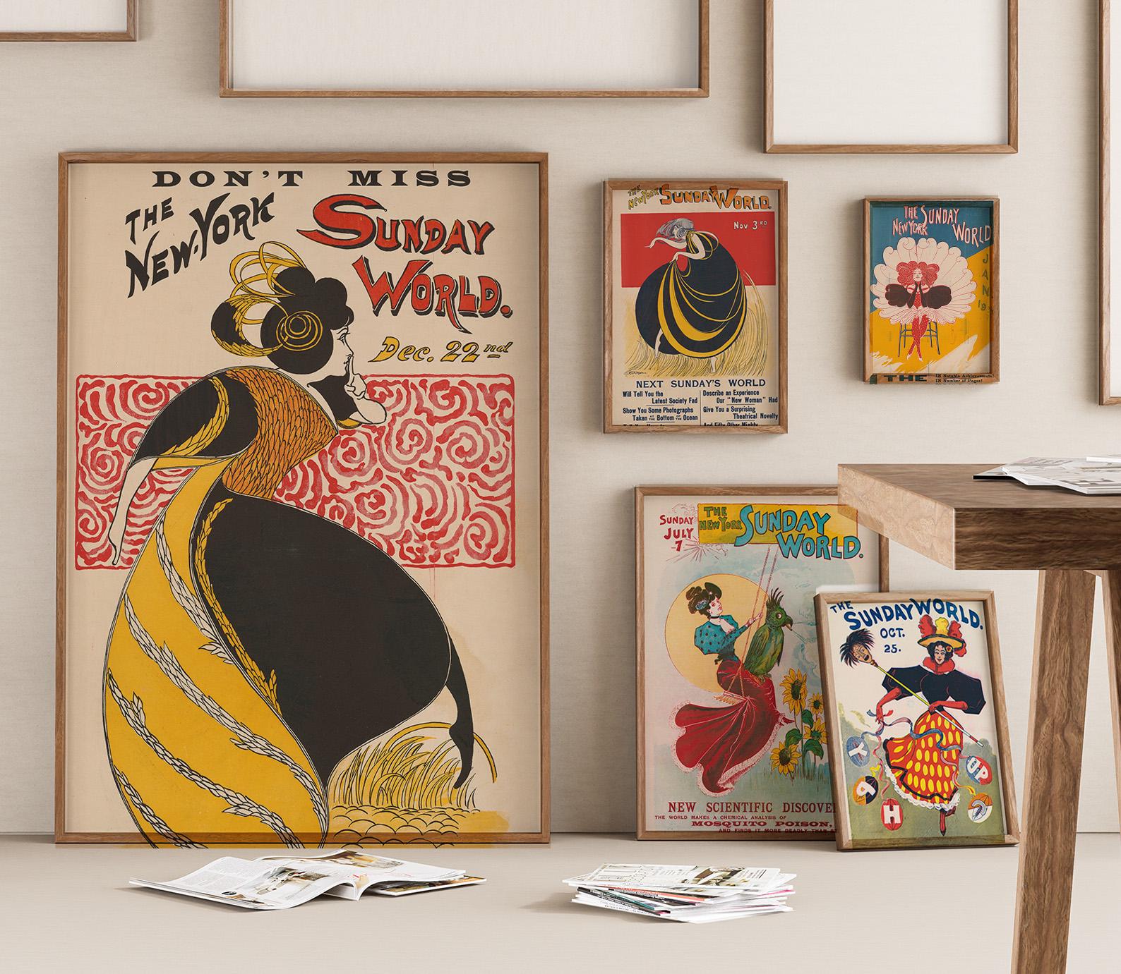 Set of 30 Vintage New York Posters Vintage Digital Art Prints Instant ...
