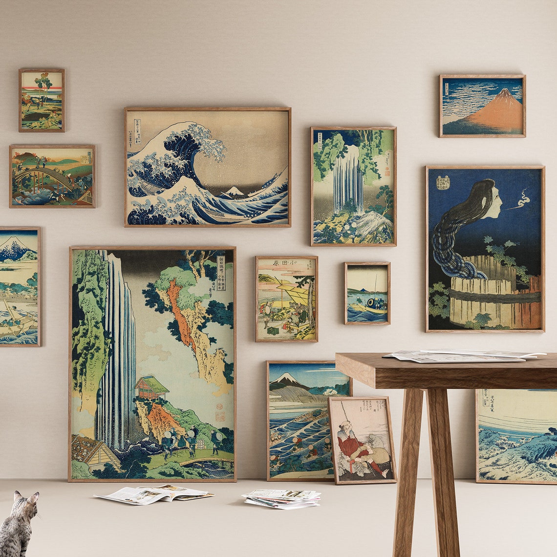 500 Printable Vintage Art Prints for Home Decor Eclectic Gallery Set ...