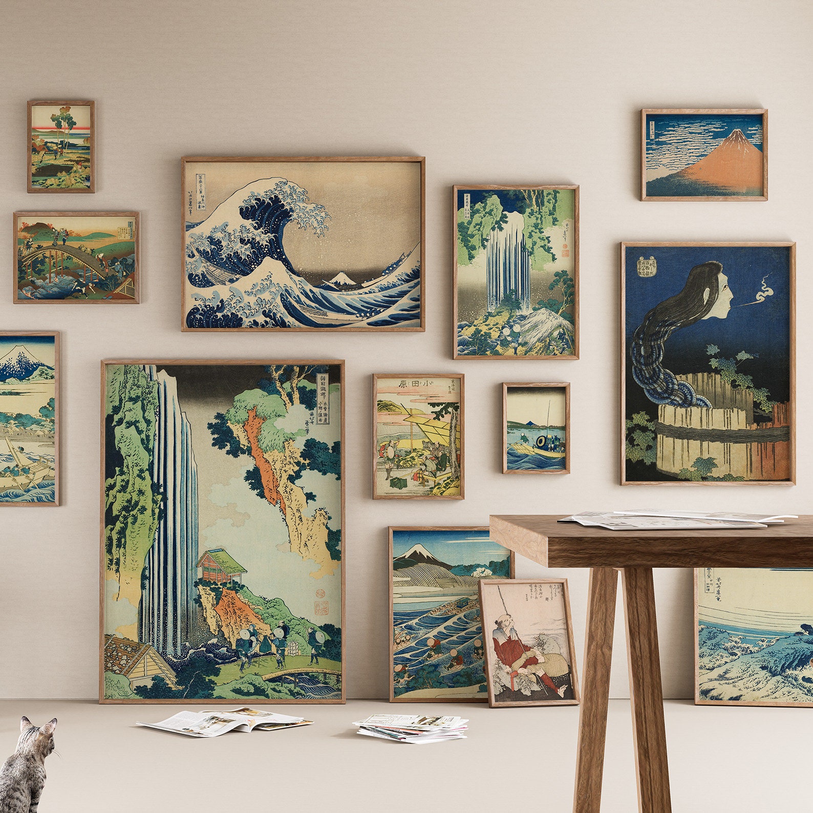 500 Printable Vintage Art Prints for Home Decor Eclectic Gallery Set ...