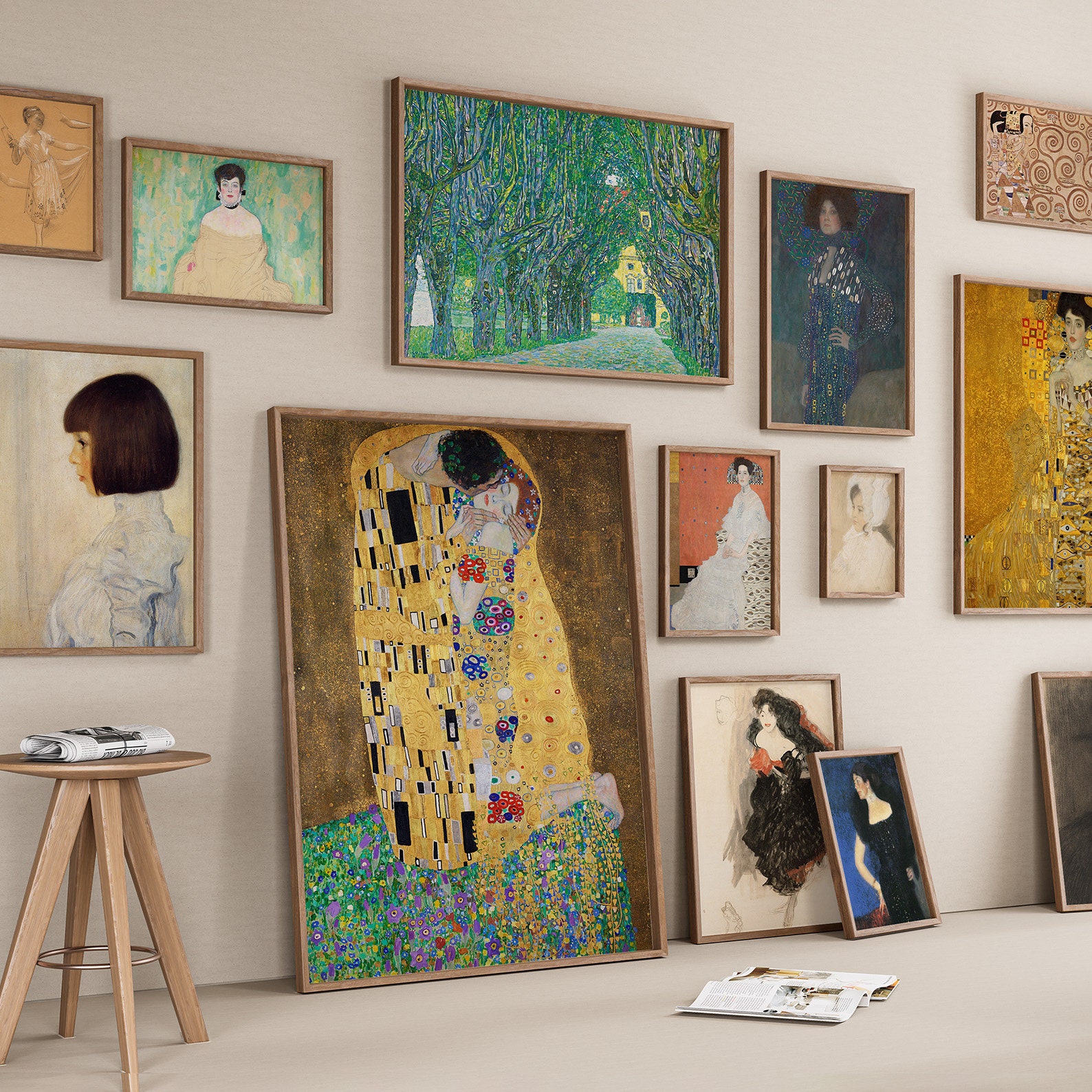 500 Printable Vintage Art Prints for Home Decor Eclectic Gallery Set ...