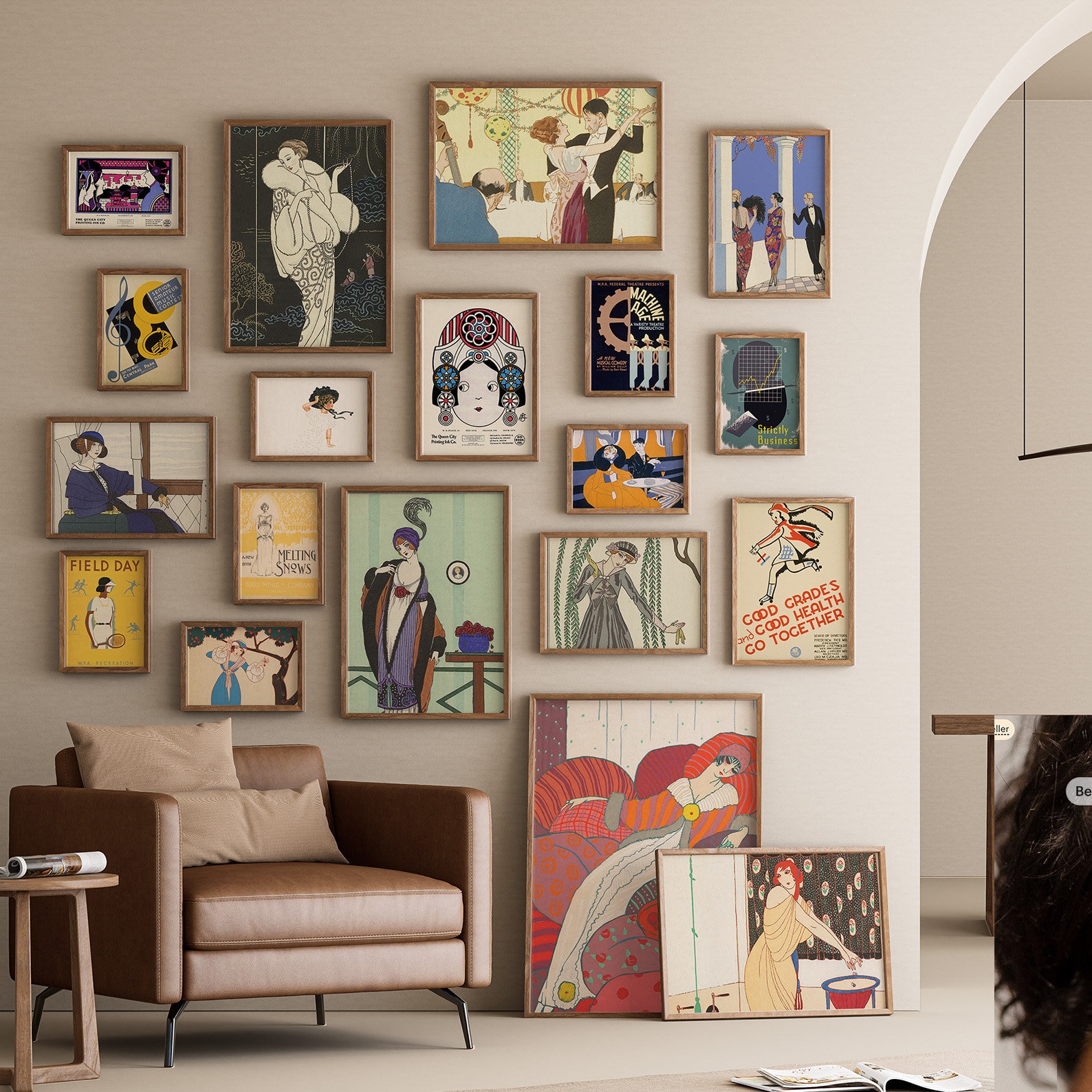 500 Printable Vintage Art Prints for Home Decor Eclectic Gallery Set ...