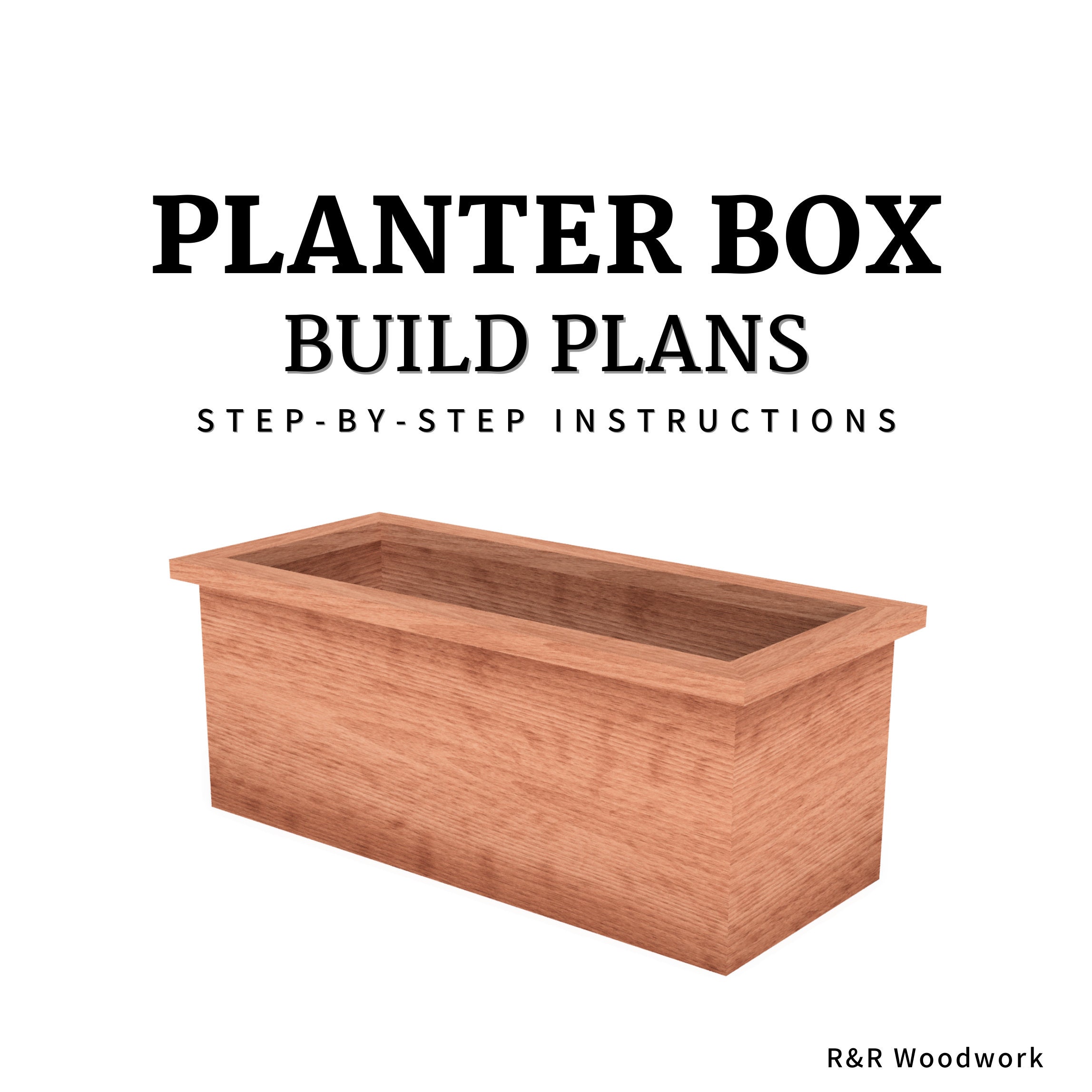 Garden Planter Plans Flower Box Plans Garden Plans DIY Flower Box DIY ...