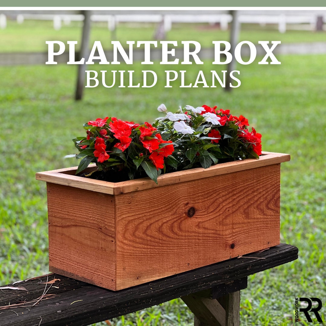 Garden Planter Plans Flower Box Plans Garden Plans DIY Flower Box DIY ...