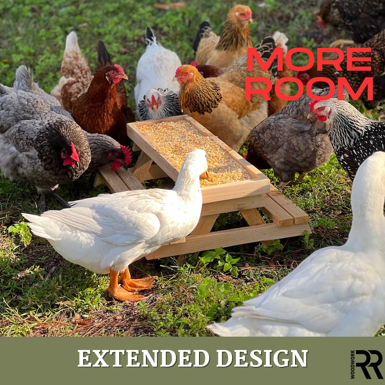 Picnic Table Feeder, Chicken Table, Chicken Picnic Table, Plans ...