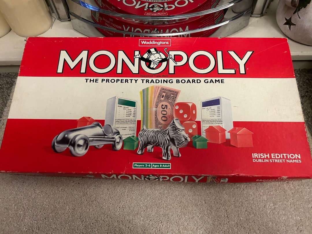 Vintage Irish Monopoly Board Game 1993 Tonka / Waddingtons Ireland ...