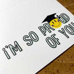 Cute Graduation Card | I'm so Proud of You | High School Graduation ...