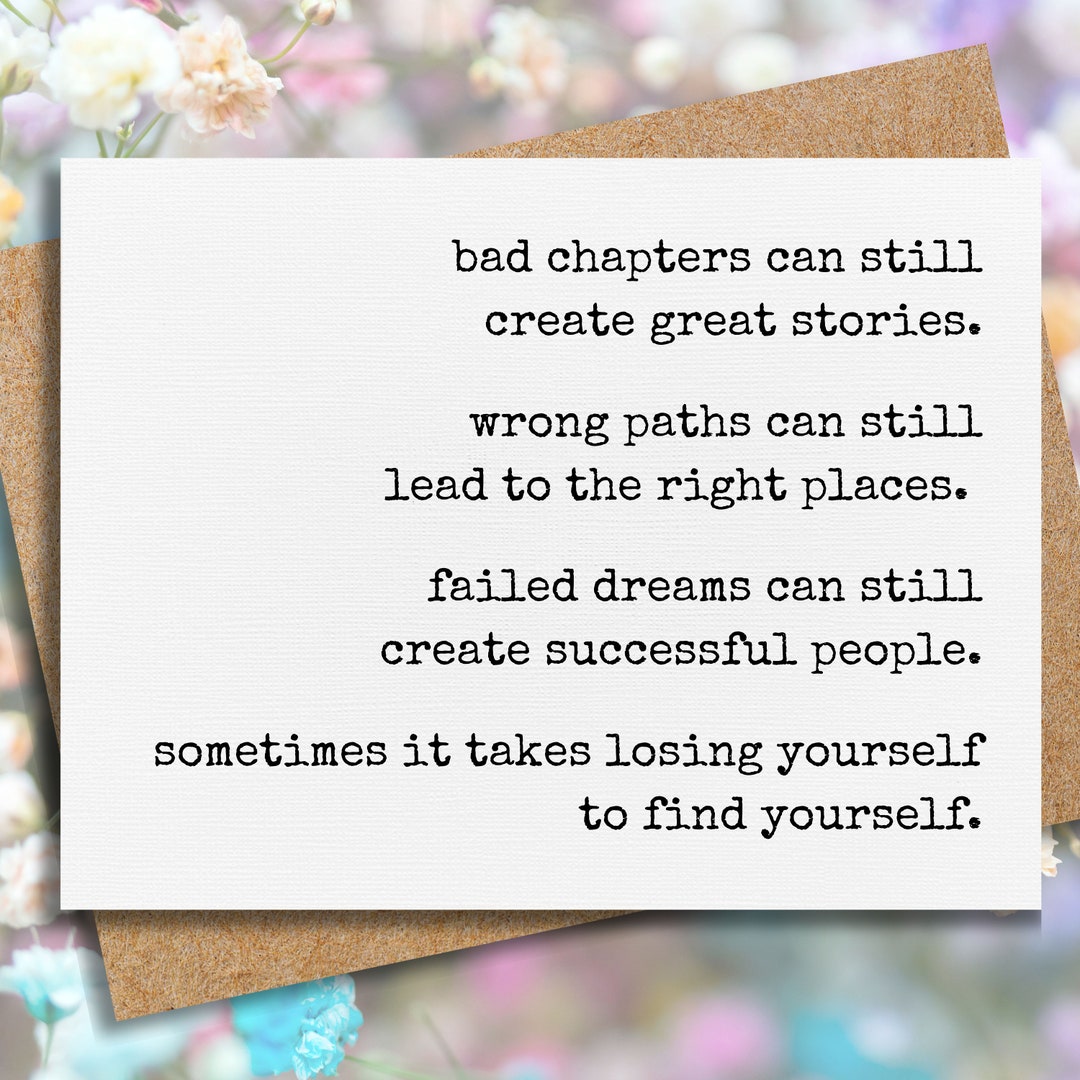 Encouragement Card for Friend | Support Card | Overcomer | Hard Times ...