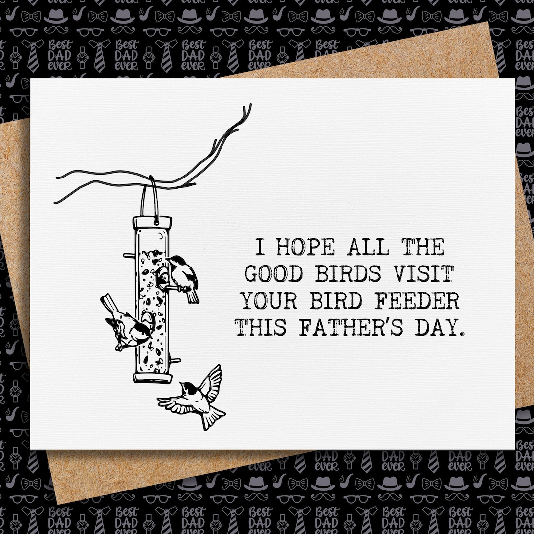 Father's Day Card for Dad for Bird Loving Dad | Bird Watching Father's ...
