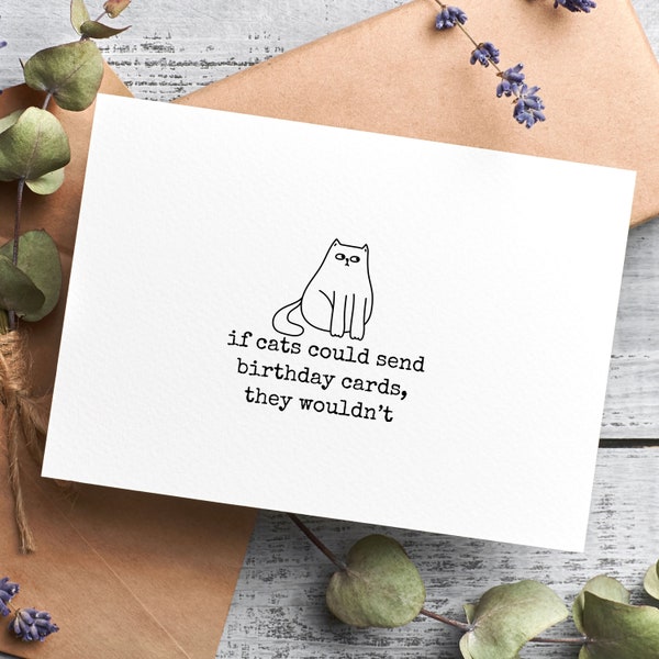 Grumpy Cat Card - Etsy