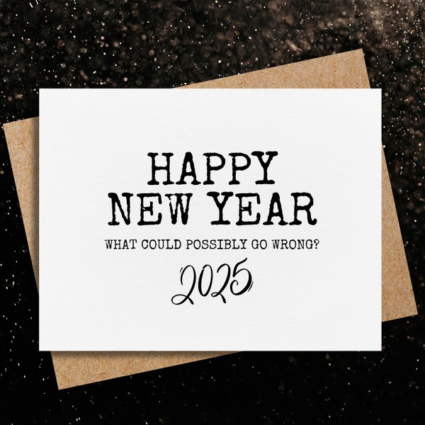 Funny New Years Card - Etsy
