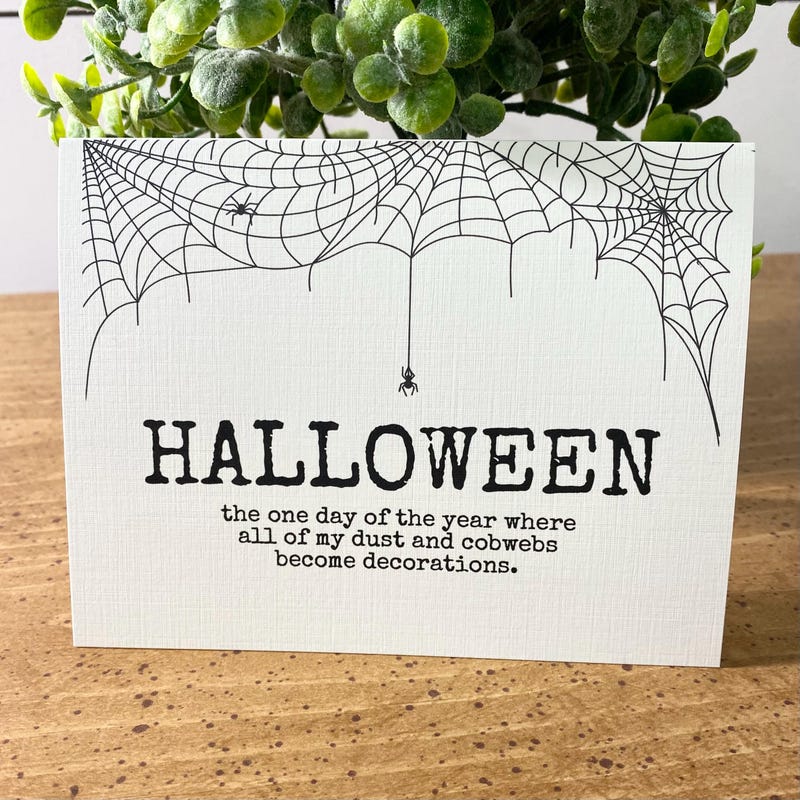 Funny Halloween Card - Etsy