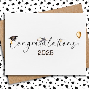 2025 Graduation Card | Graduation Gift | Congratulations Card for ...