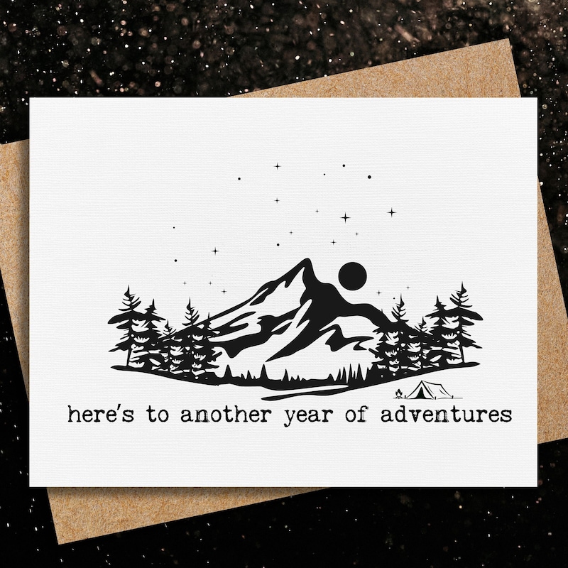Birthday Card "another Year of Adventure" - Etsy
