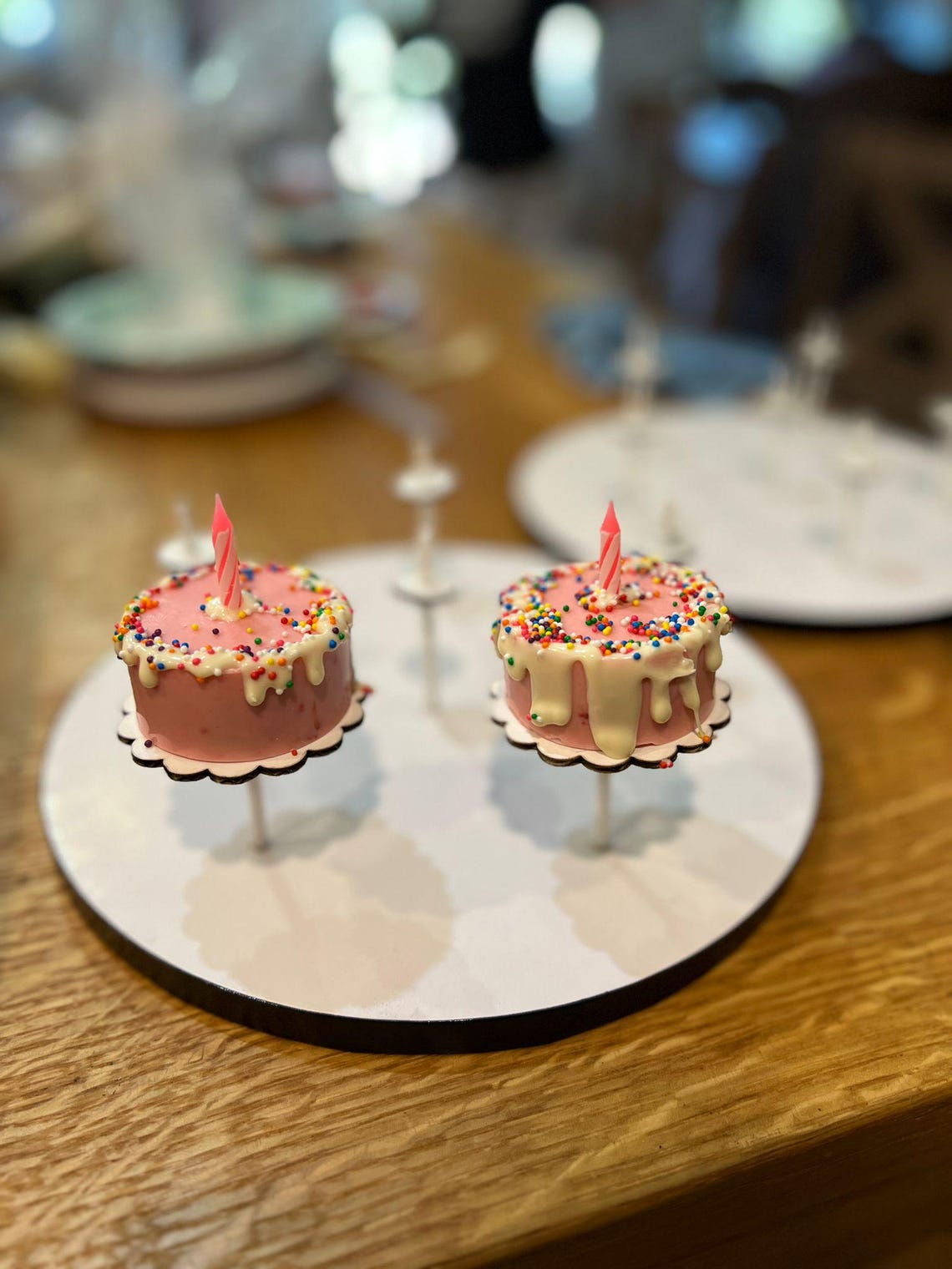 Scalloped Cake Puck Bases – Set of 12 | Sturdy Cake Board for Mini ...