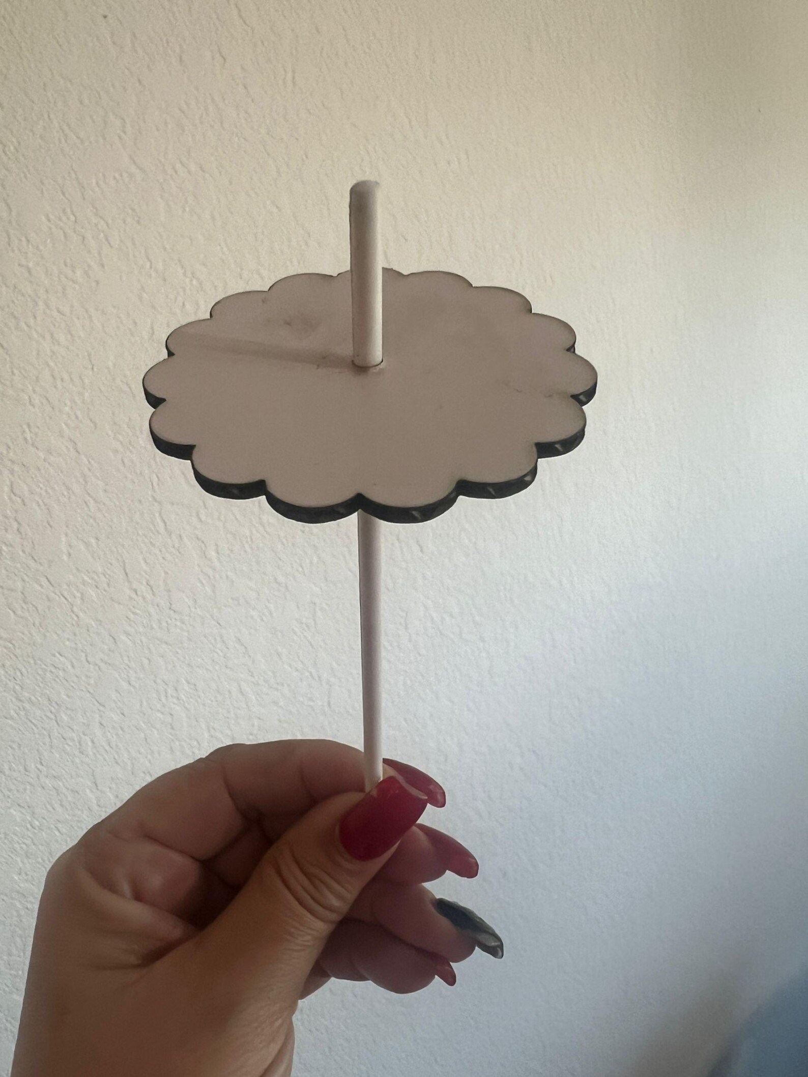 Mini Cake & Dessert Display Stand | Holds 6 Mini Cakes With Scalloped ...