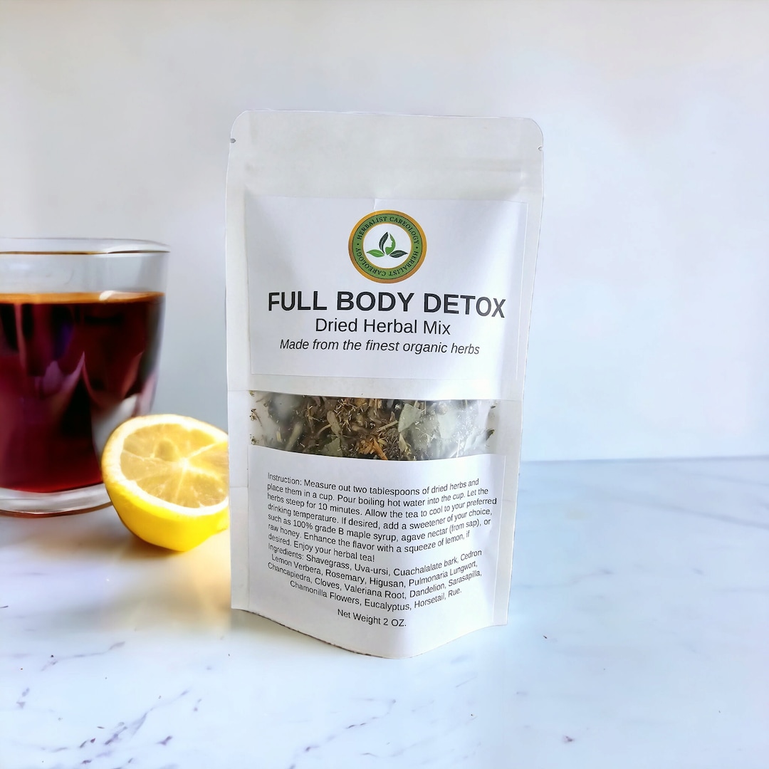 Full Body Detox Tea Herbal, Natural, Organic Tea - Etsy