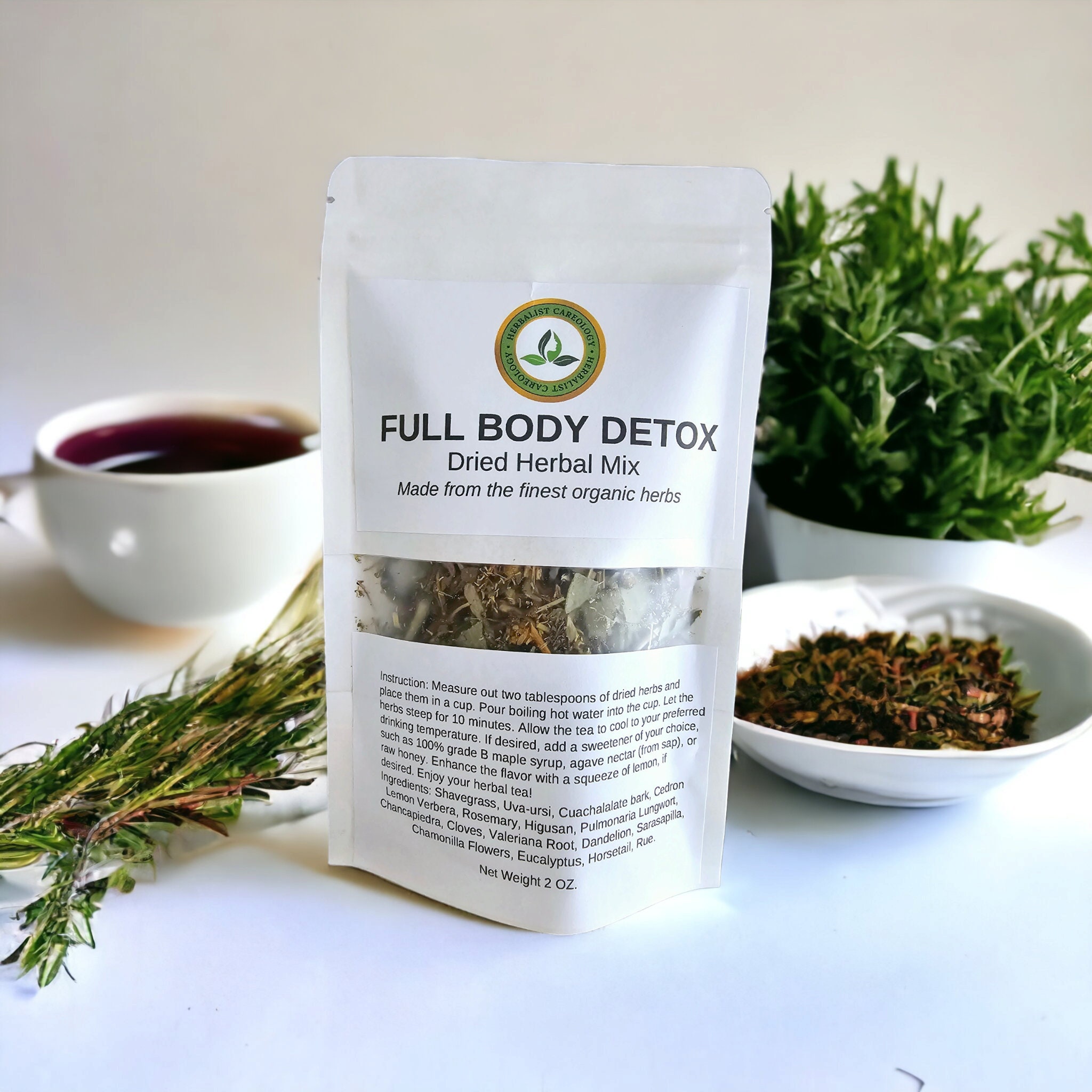 Full Body Detox Tea Herbal Mix Herbal, Natural, Organic Tea - Etsy