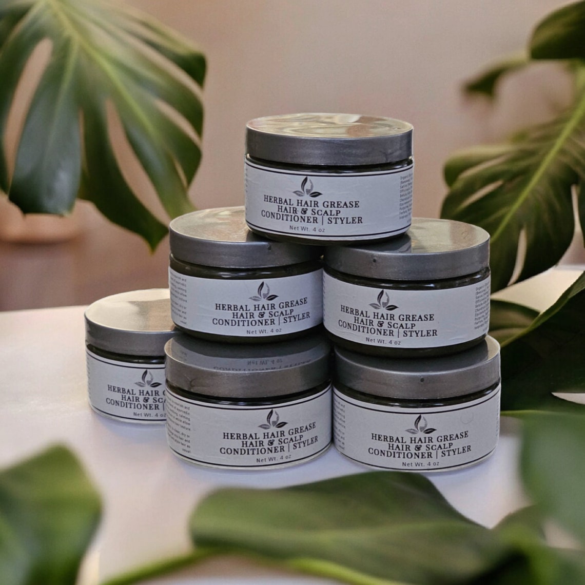 Herbal Hair Grease Pomade Bald Spots, Damaged Edges, Hair Growth, Hair ...