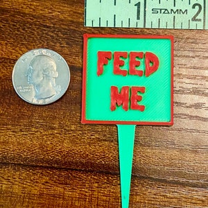 FEED ME Plant Stake Sign From Little Shop of Horrors - Etsy