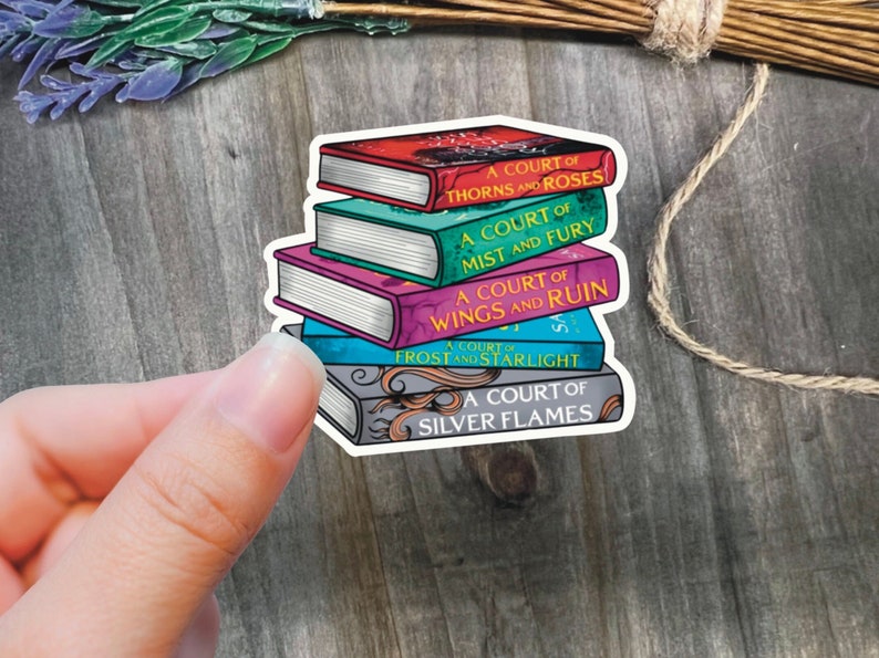 ACOTAR Books Vinyl Sticker, ACOTAR Sticker Waterproof for Kindle ...