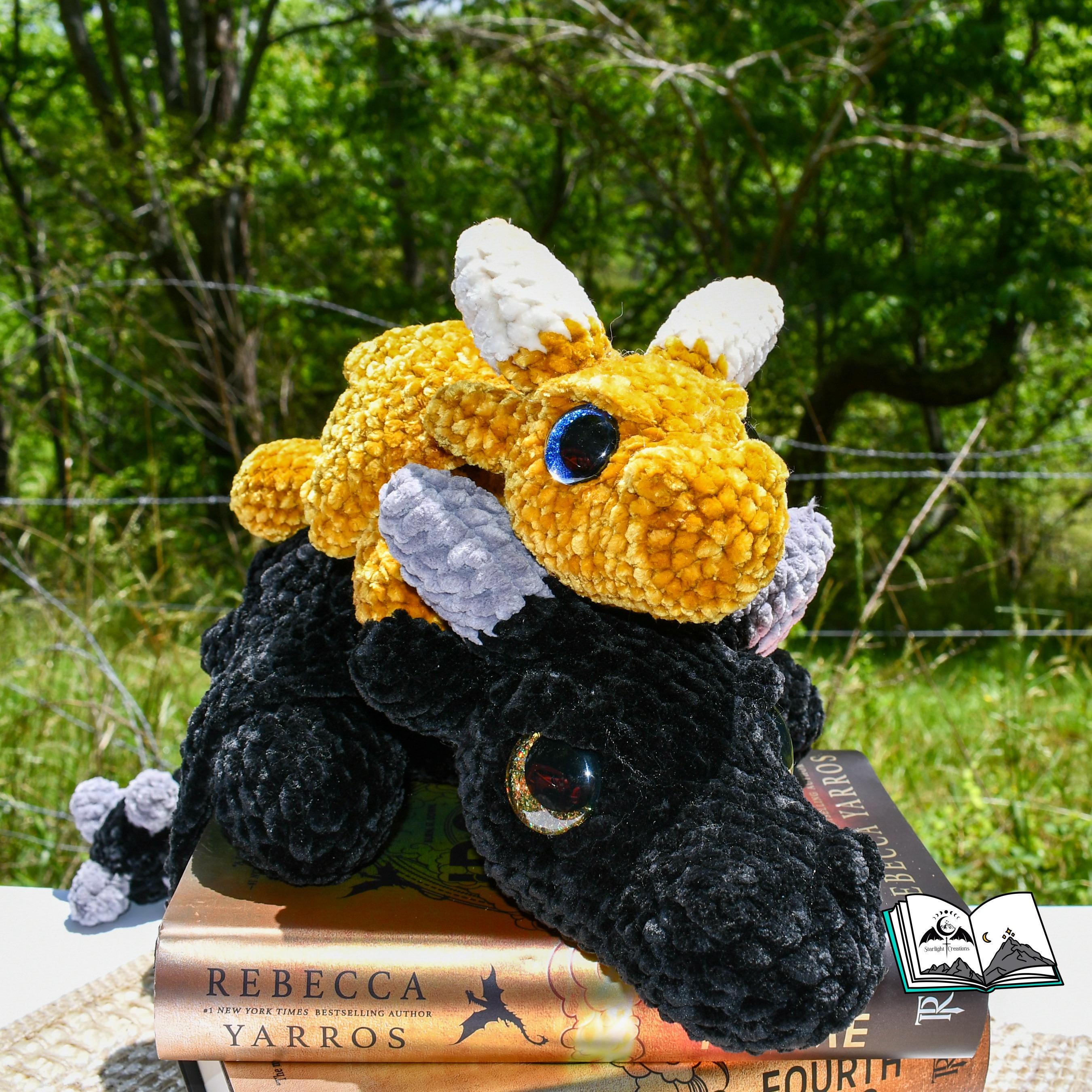 Fourth Wing Dragon Crochet Plushie: Tairn and Andarna, Officially ...