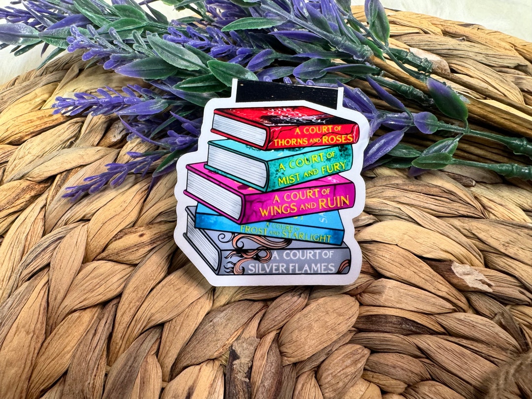 ACOTAR Book Stack Magnetic Bookmark: Booktok Fantasy Reader Gift - Etsy