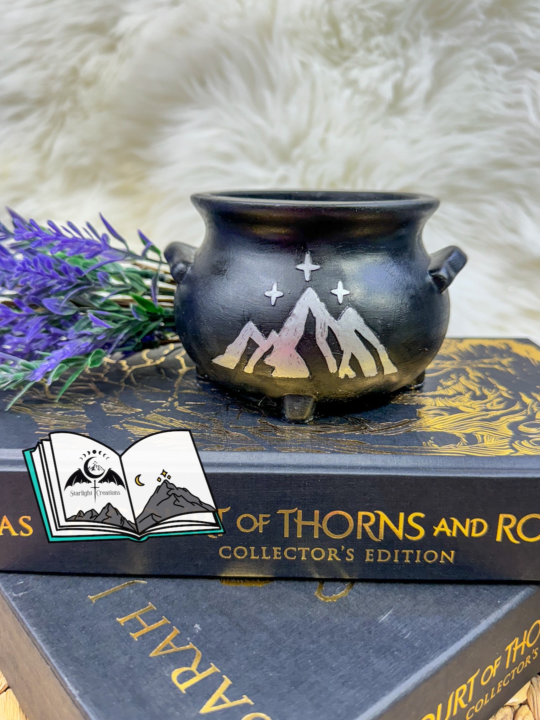 ACOTAR Cauldron Figurine, ACOTAR Cauldron, Suriel Figurine, Suriel Tea ...