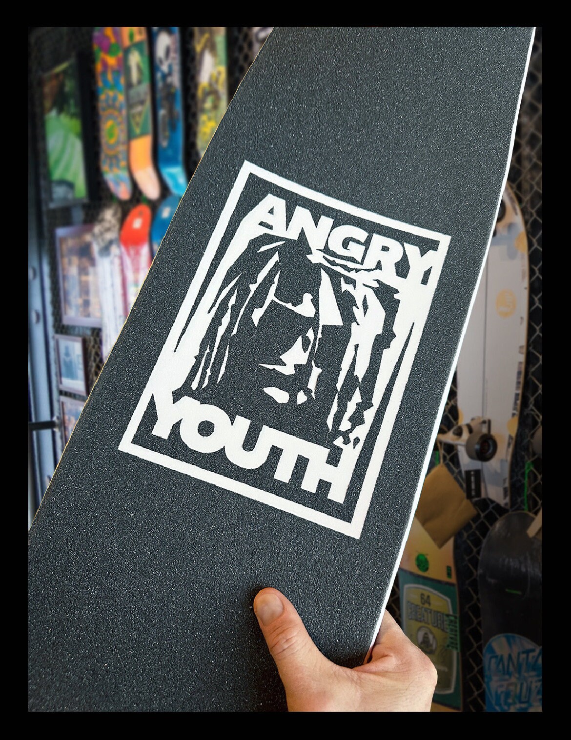 Laser Cut Custom Grip Tape Art for Skateboards and Longboards, Electric ...