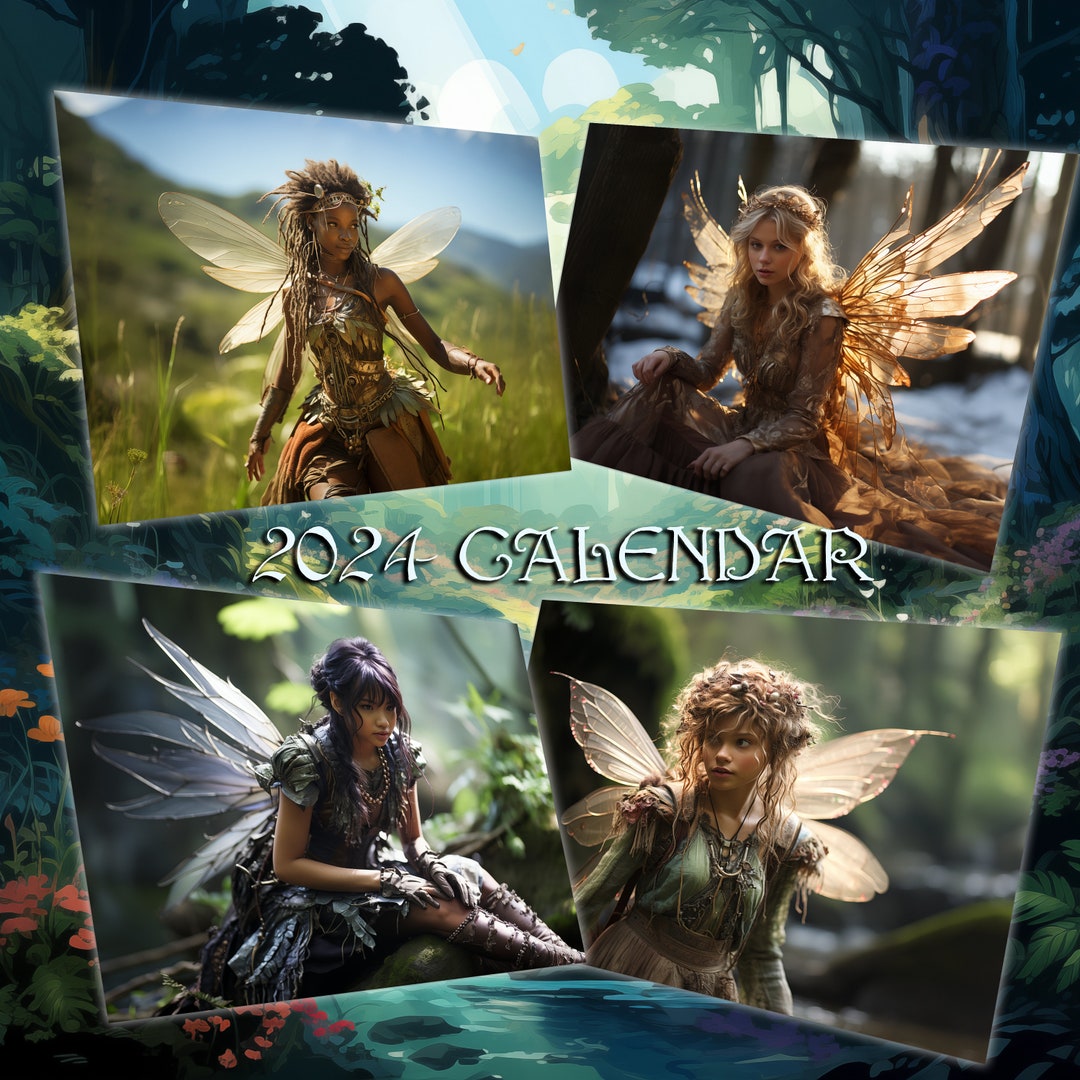 2024 Enchanted Fairy Realms Calendar Global Fantasy Fairy - Etsy
