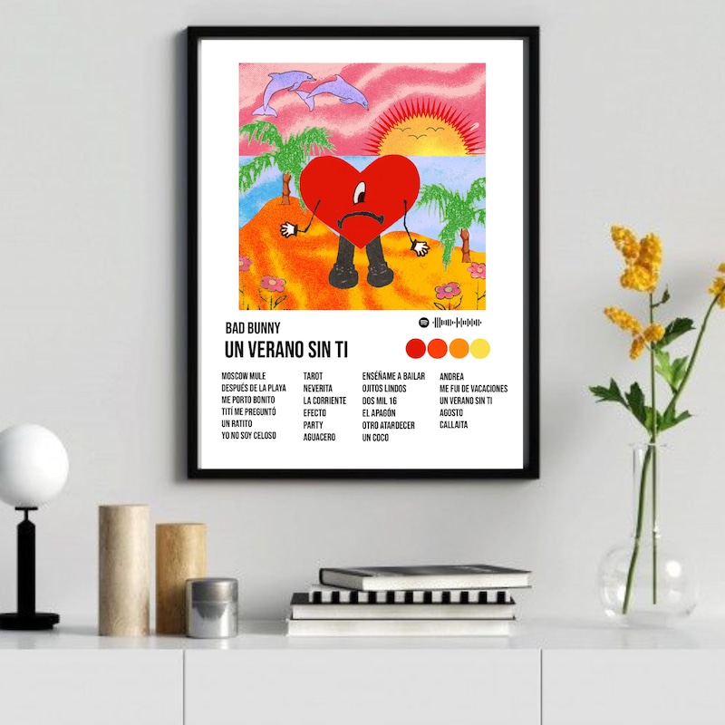 Bad Bunny Wall Art Poster - Etsy