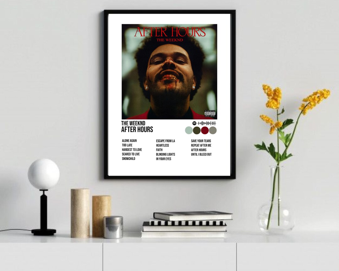 The Weeknd After Hours Album Poster Digital Print Wall Decor - Etsy